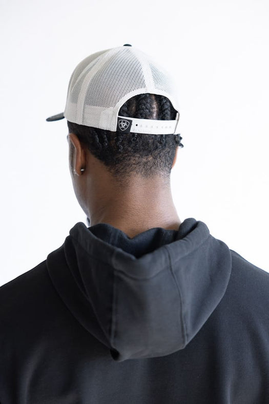 Ariat Offset Patch Hat for Men in Black | A300000501 – Glik's