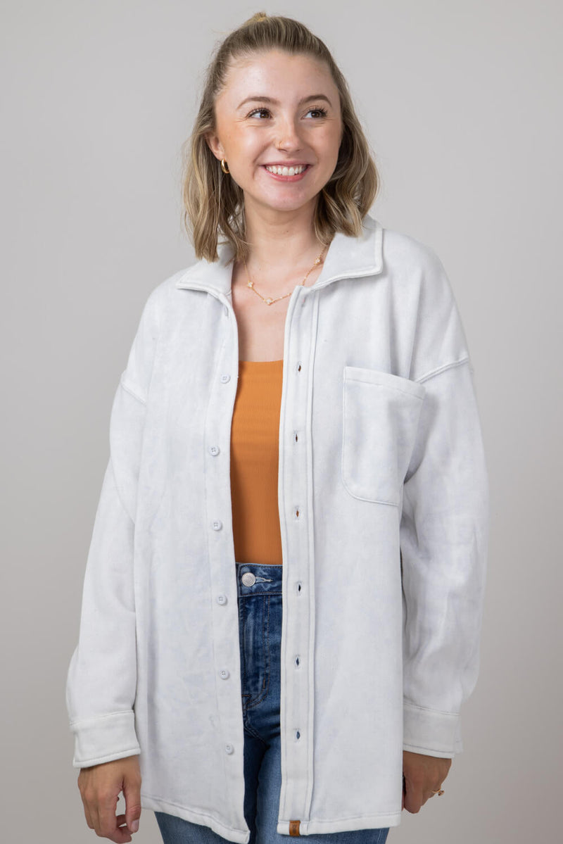 Fleece Shackets & Plaid Shackets for Women – Glik's