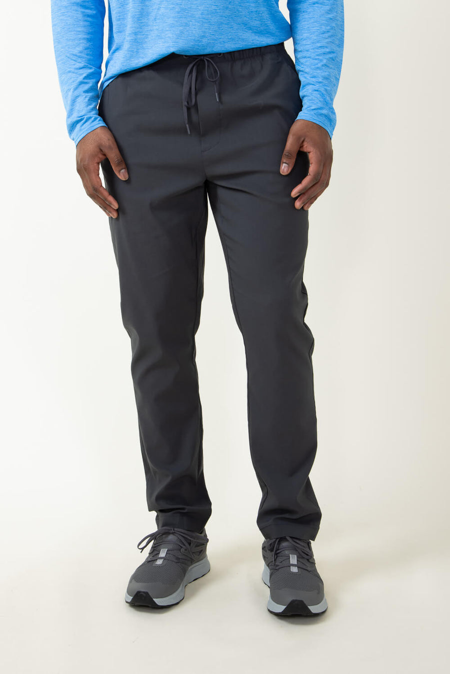 Copper & Oak Elastic File Tech Jogger Pants for Men in Forged Iron | K ...