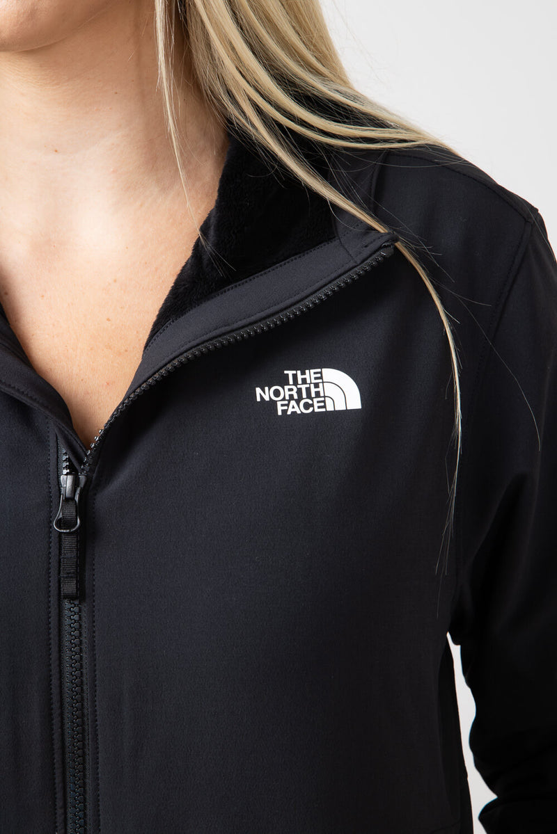 The North Face Shelbe Raschel Hoodie Jacket for Women in Black | NF0A8 ...