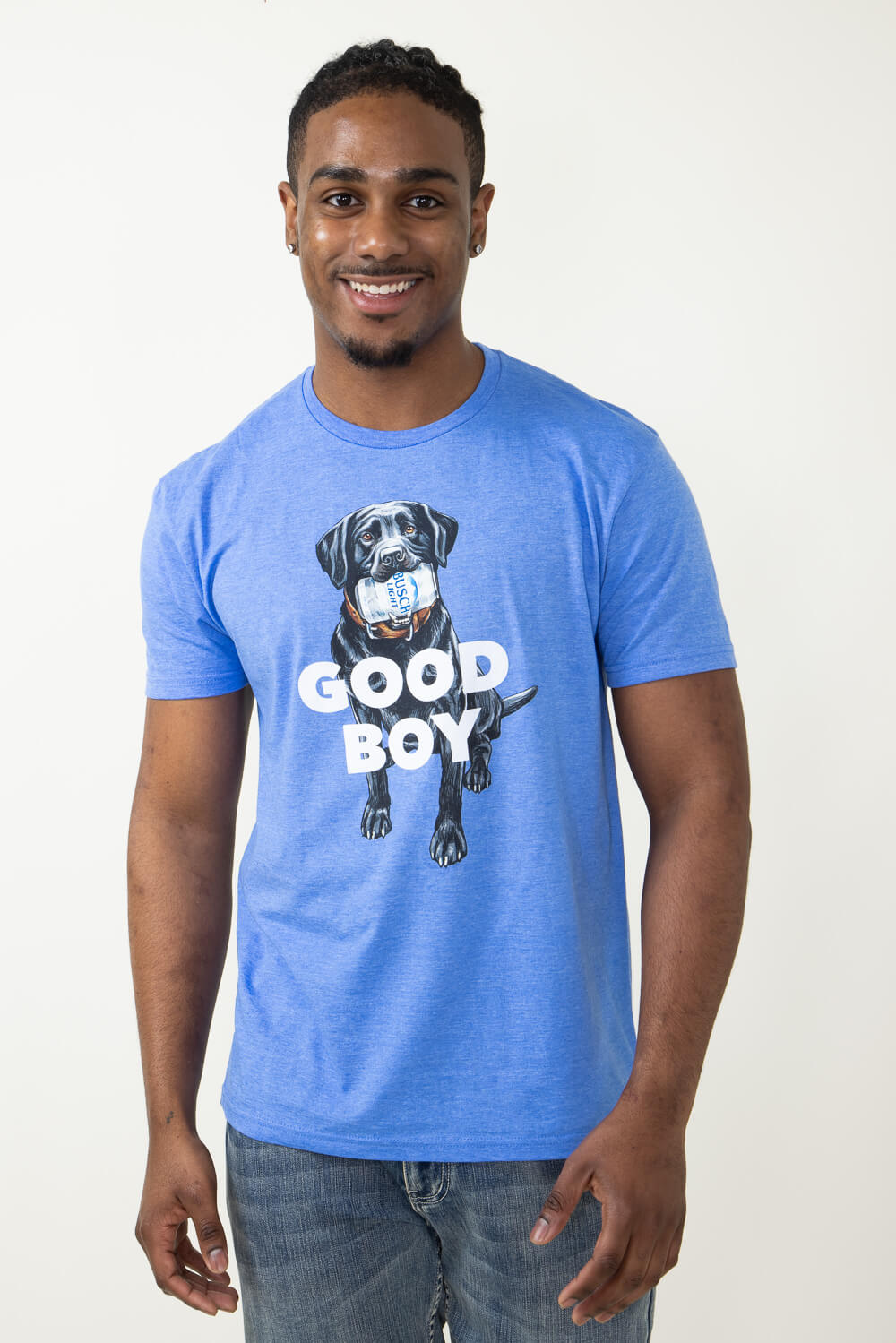 Busch Light Good Boy T-Shirt for Men in Royal Blue | 3363-ROYALBLUE – Glik's