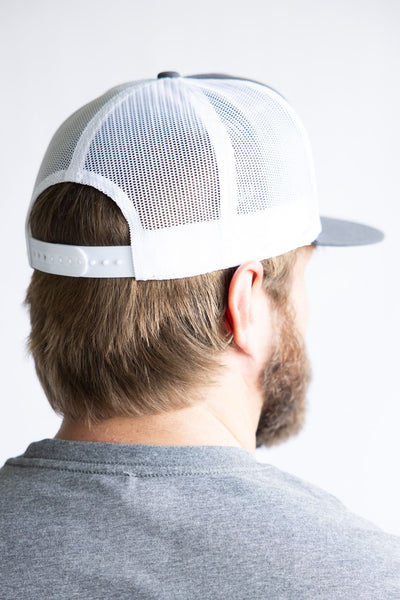 Whiskey Bent Lake Dayz Trucker Hat for Men in Grey | LKDAY-GRY – Glik's