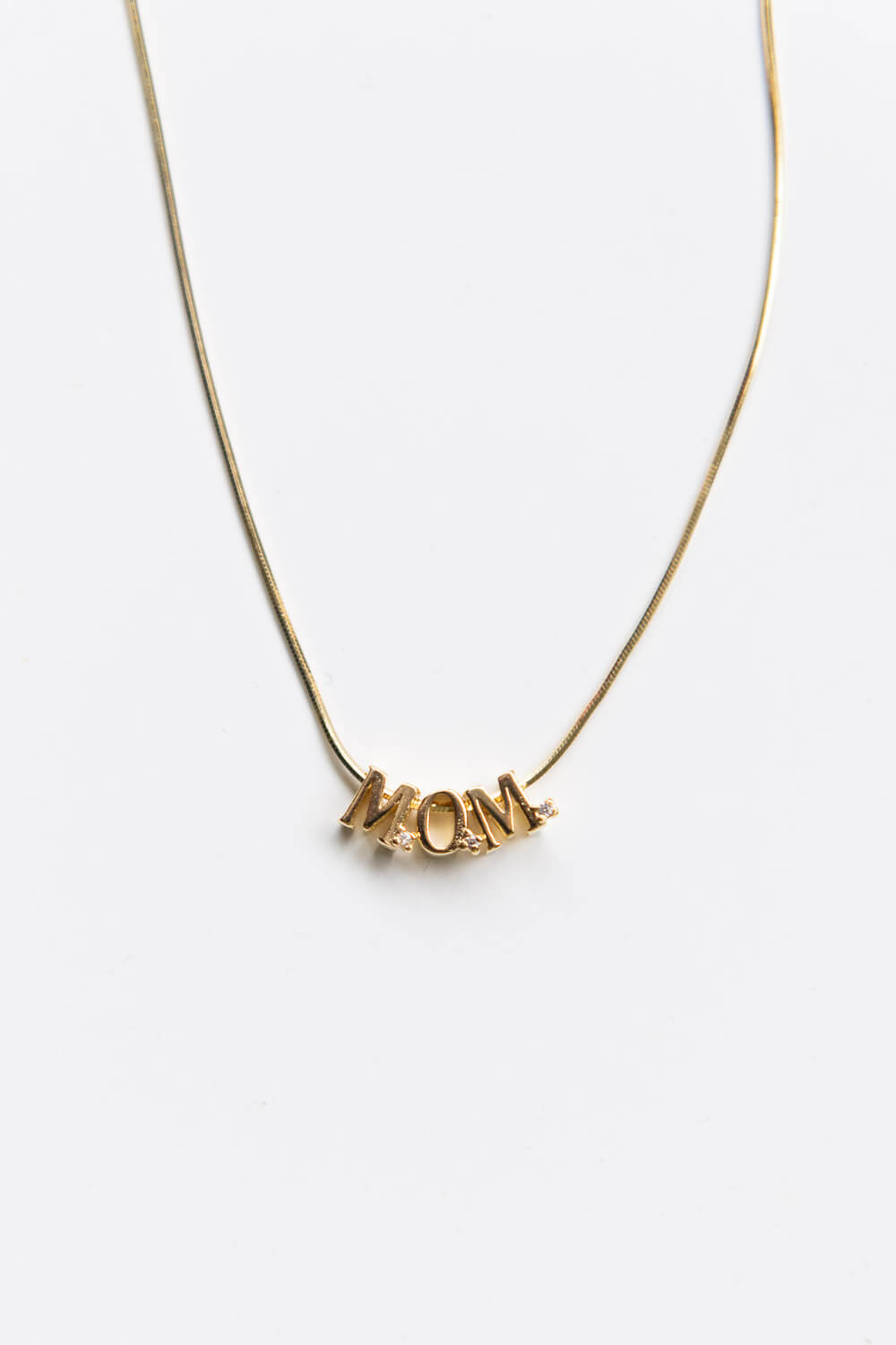 Gold Mom Pendant Necklace | N37822 – Glik's