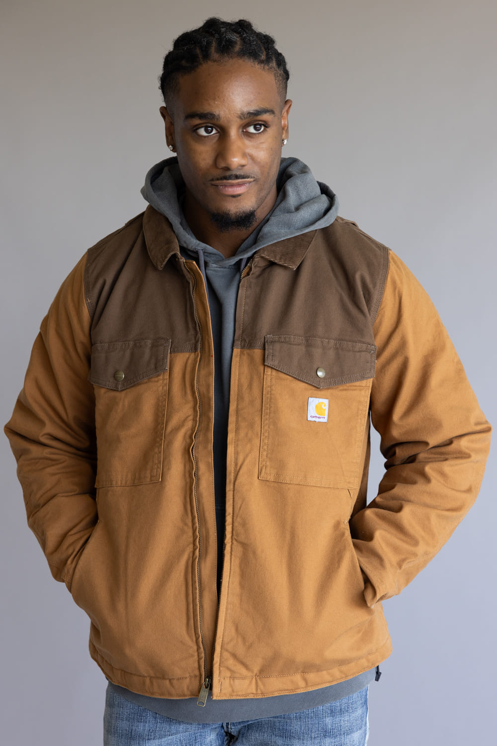 Carhartt Montana Duck Rugged Flex Insulated Jacket for Men in Brown ...