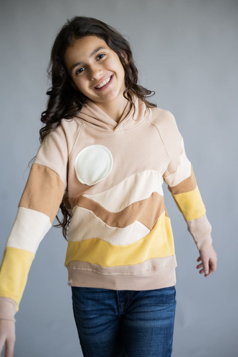 Simply Southern Youth Sun Patch Hoodie for Girls in Multi | PP-0225-YT ...