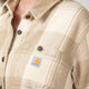 Carhartt Loose Fit Twill Shirt Jacket for Women in Oat Milk | 106450-A ...