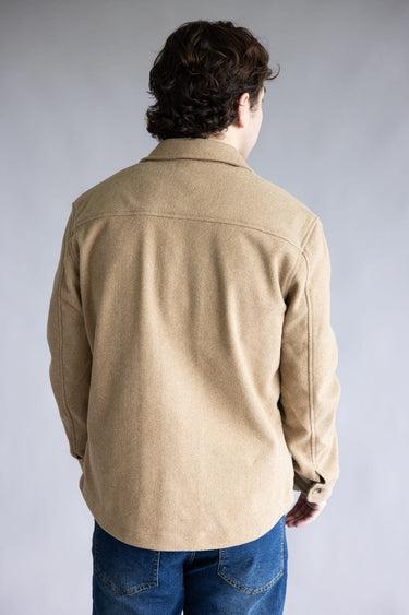 Civil Society Durbin Jacket for Men in Heather Khaki | MCSH-3017-HTHRK ...