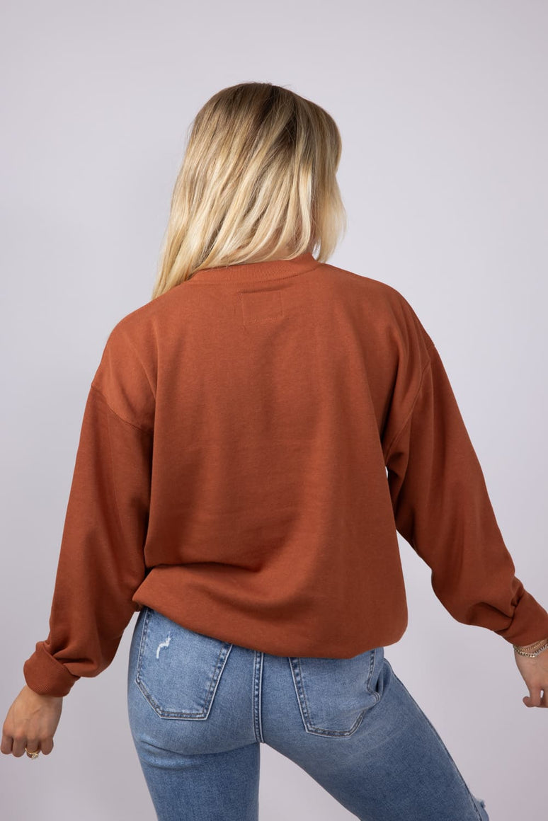 1897 Active Midwest Sweatshirt for Women in Rust | GT852-RUST – Glik's