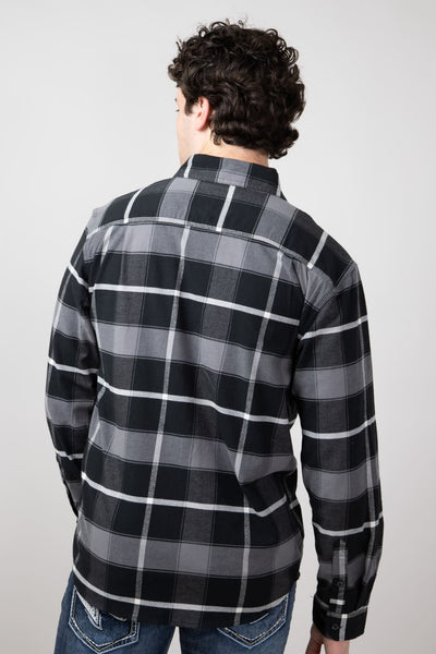 Carhartt Rugged Flex Midweight Flannel Shirt for Men in Black | 106352 ...