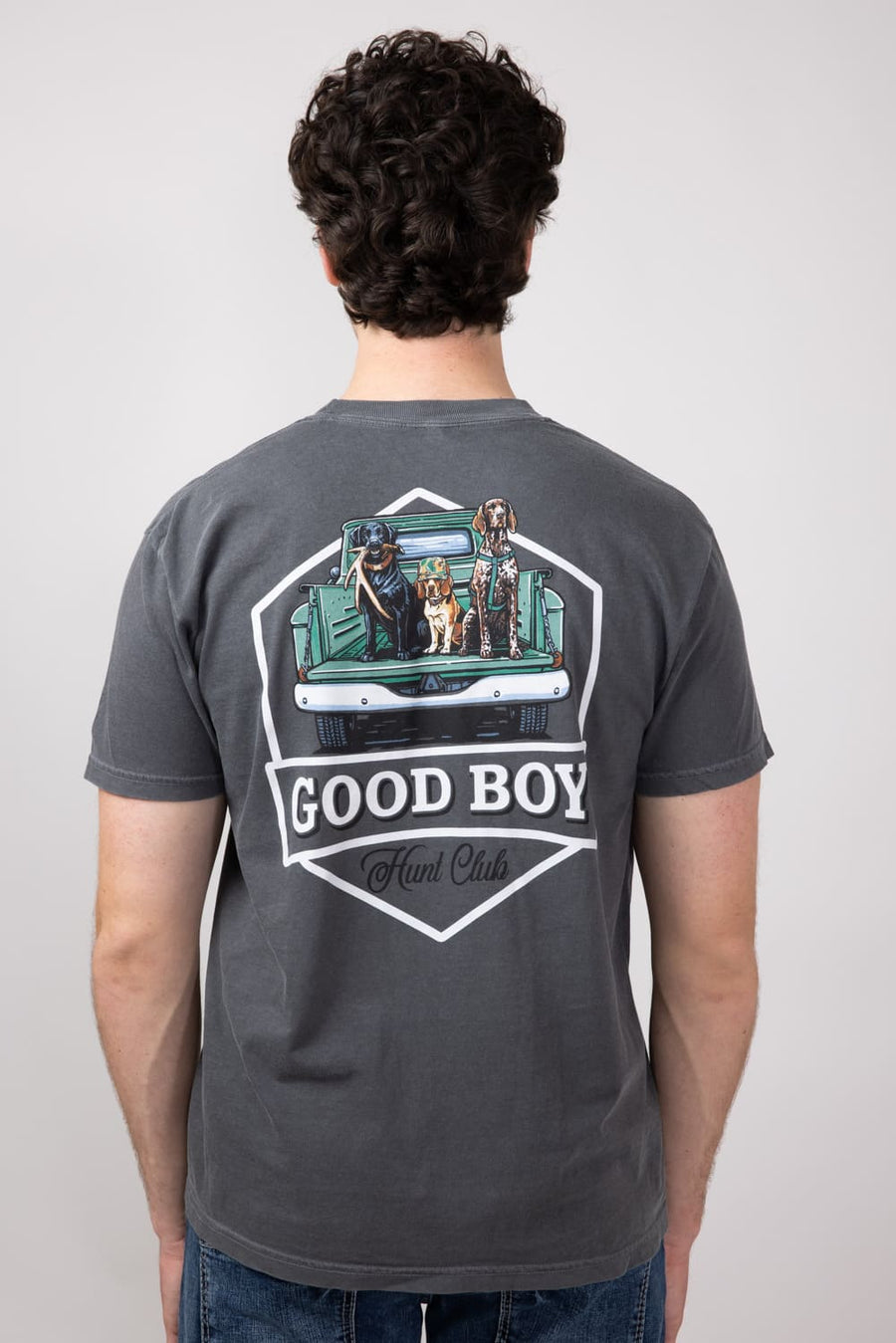Hunt Club Dog T-Shirt for Men in Pepper | 2207-PEPPER – Glik's