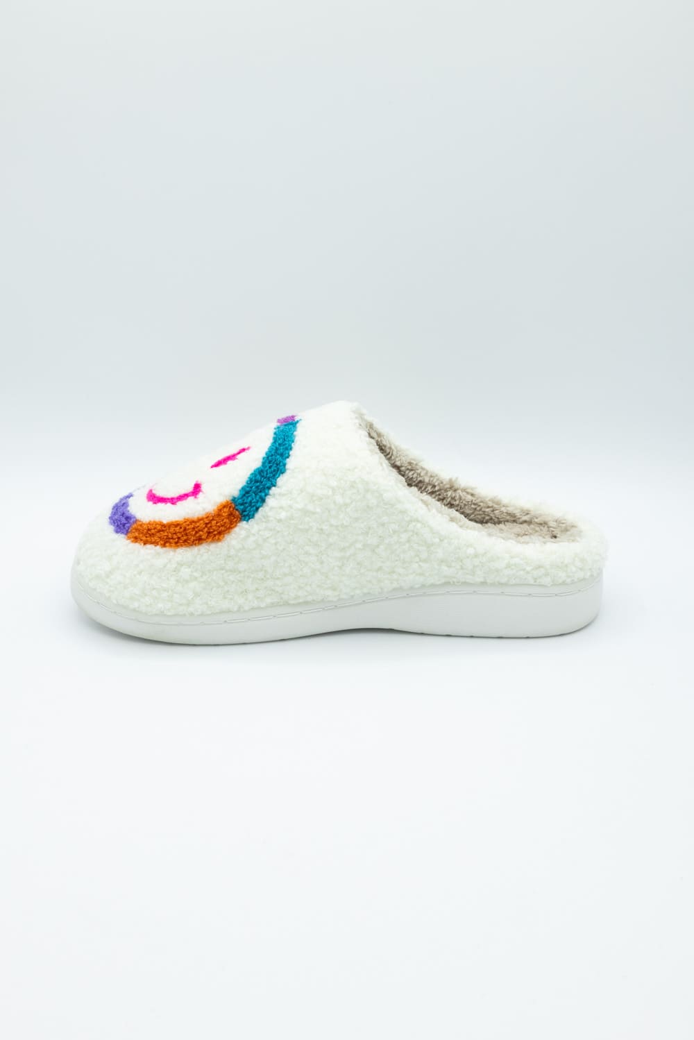MIA Smiley Face Slippers for Women in Rainbow | GS1412401-COLORFUL – Glik's