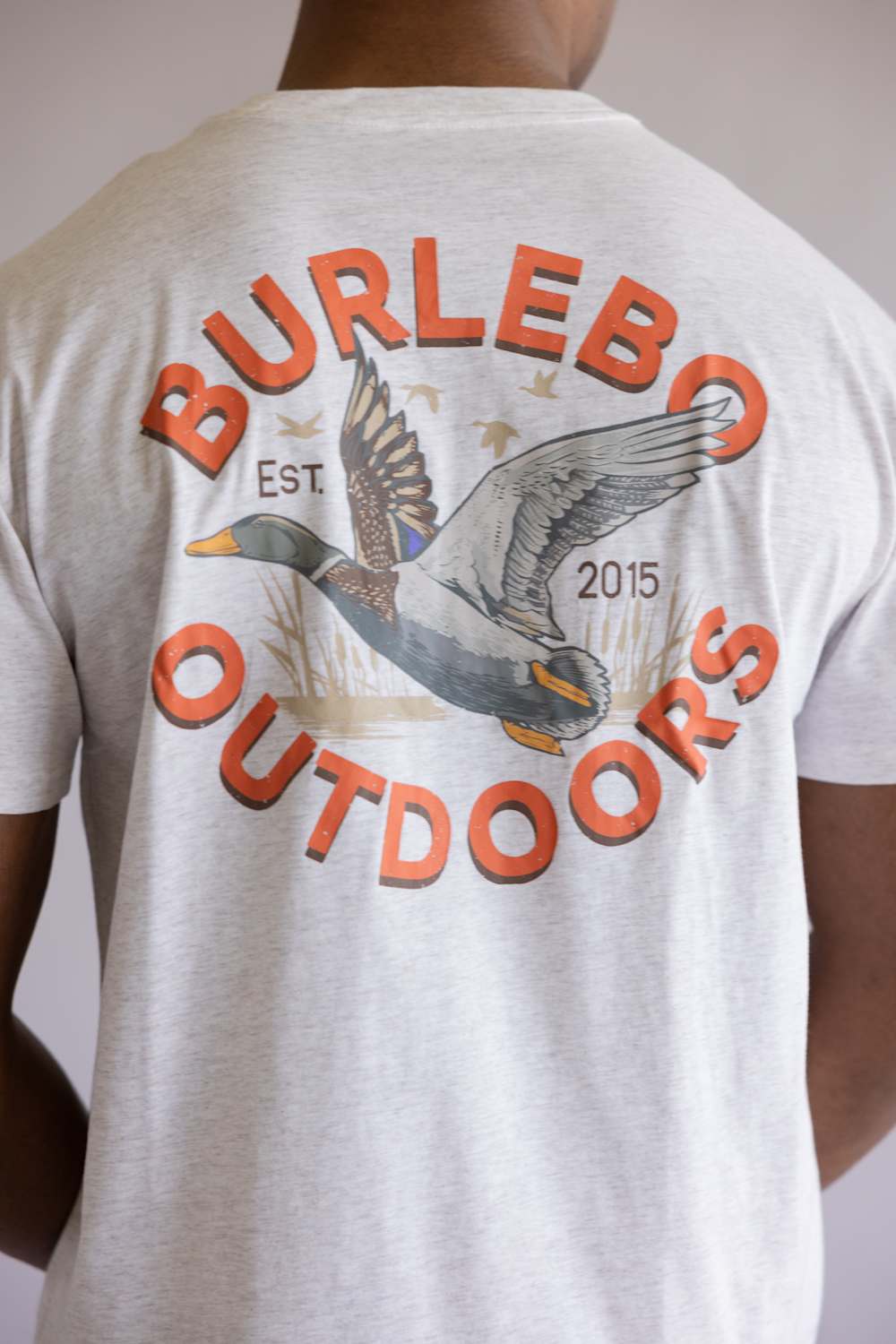Burlebo Old School Duck Hunt T-Shirt for Men in Oatmeal | SST-OSDK-OAT ...