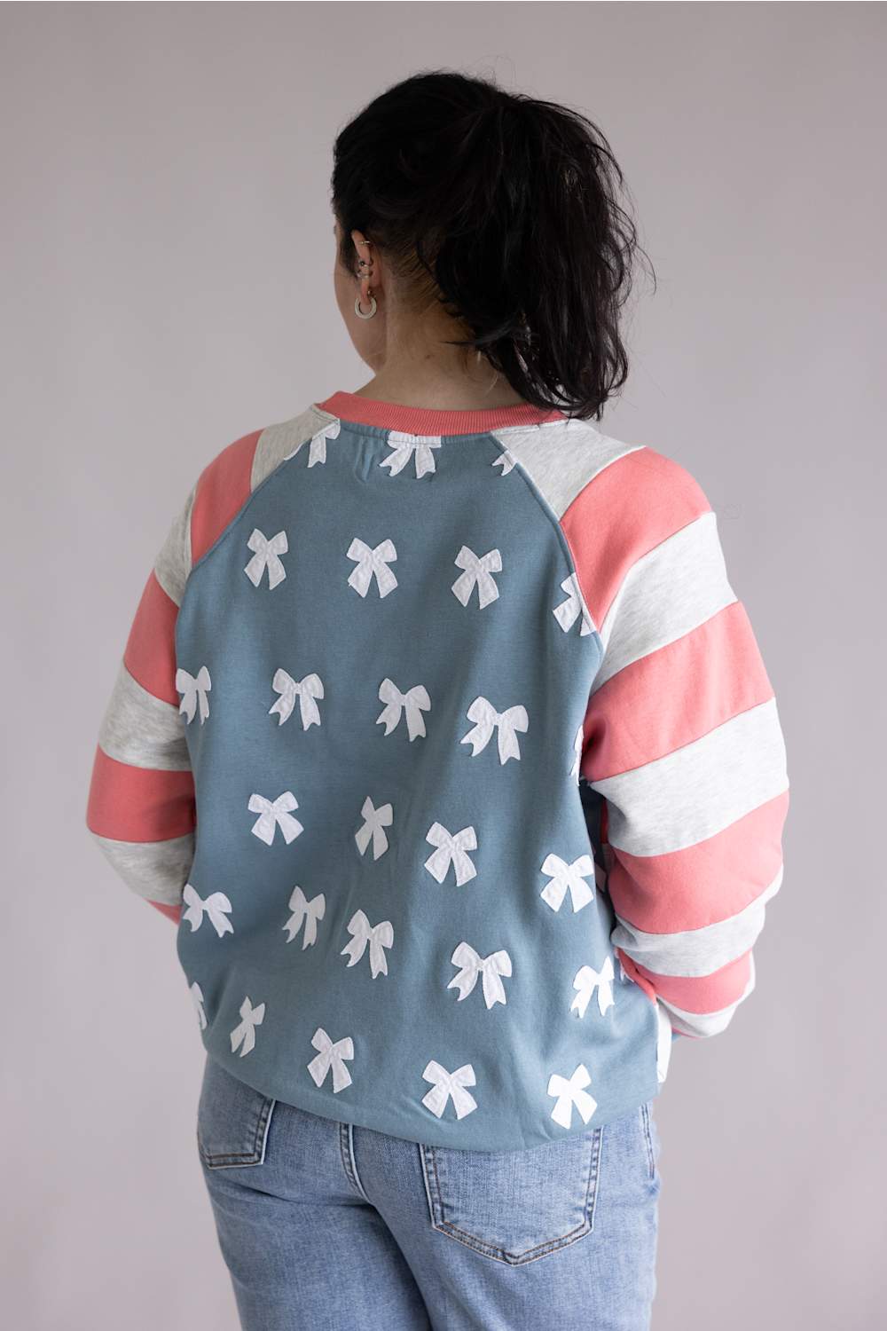 Simply Southern USA Patch Crew for Women in Red/White | PP-0126-CRW-PA ...