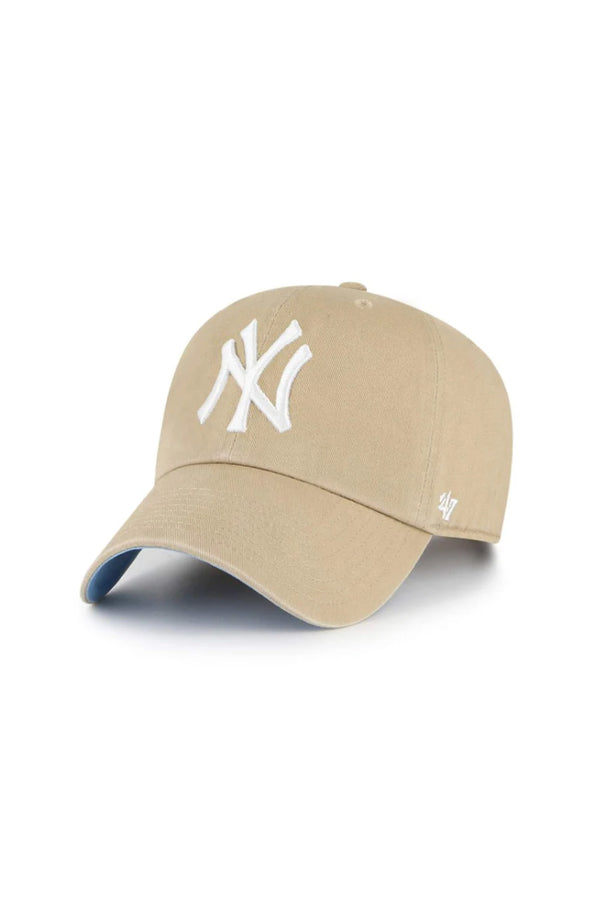 47 New York Yankees Clean Up Hat in Khaki | B-BLPRK17GWS-KHB – Glik's