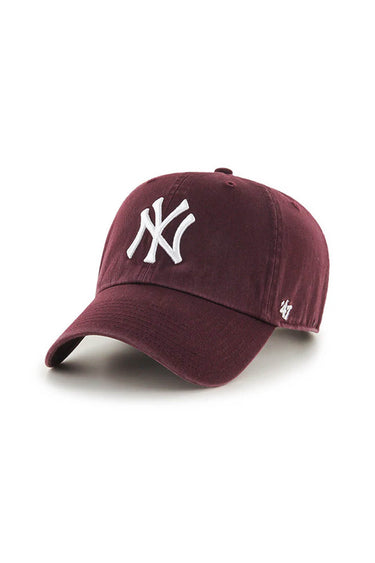47 New York Yankees Clean Up Hat in Maroon | B-RGW17GWS-KM – Glik's