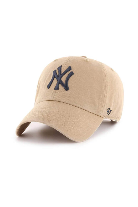 47 New York Yankees Clean Up Hat in Khaki/Black | B-RGW17GWS-KH – Glik's