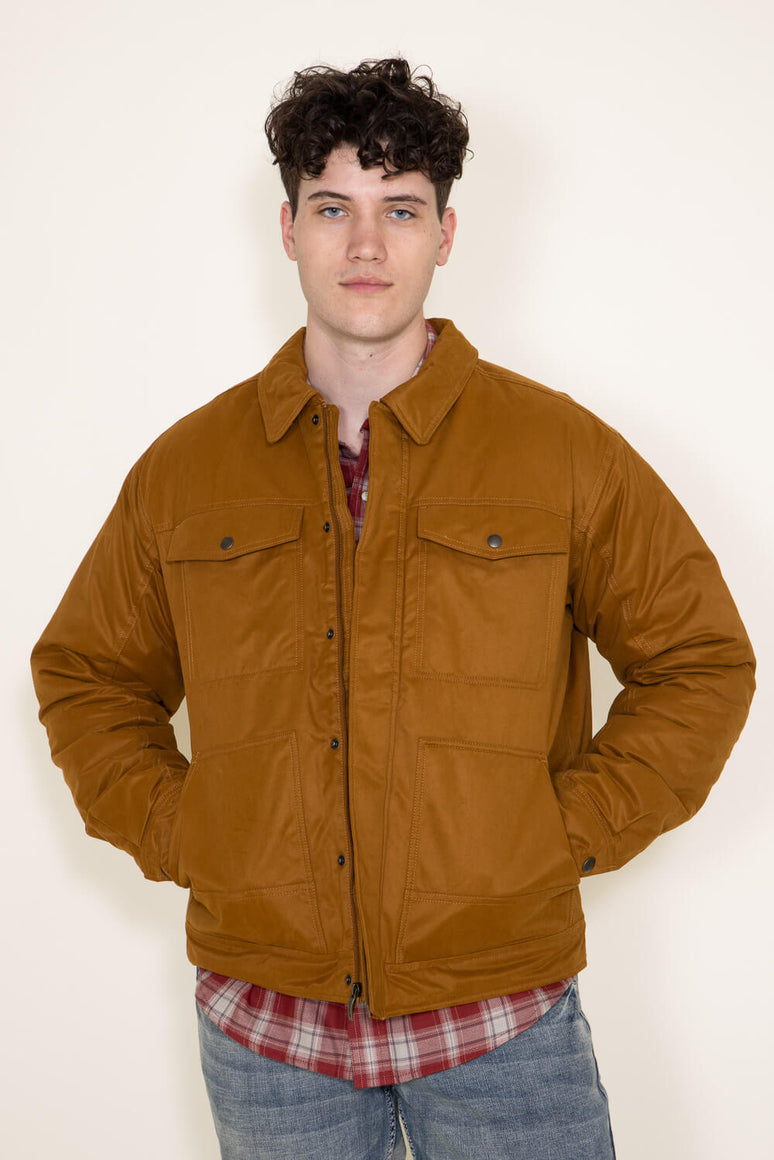 Ariat Grizzly Canvas Jacket for Men in Brown | 10046384-CHESTNUT – Glik's