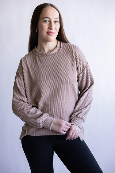 Simply Southern Amber Knit Top for Women in Umber | PP-0225-TOP-KNT-AM ...