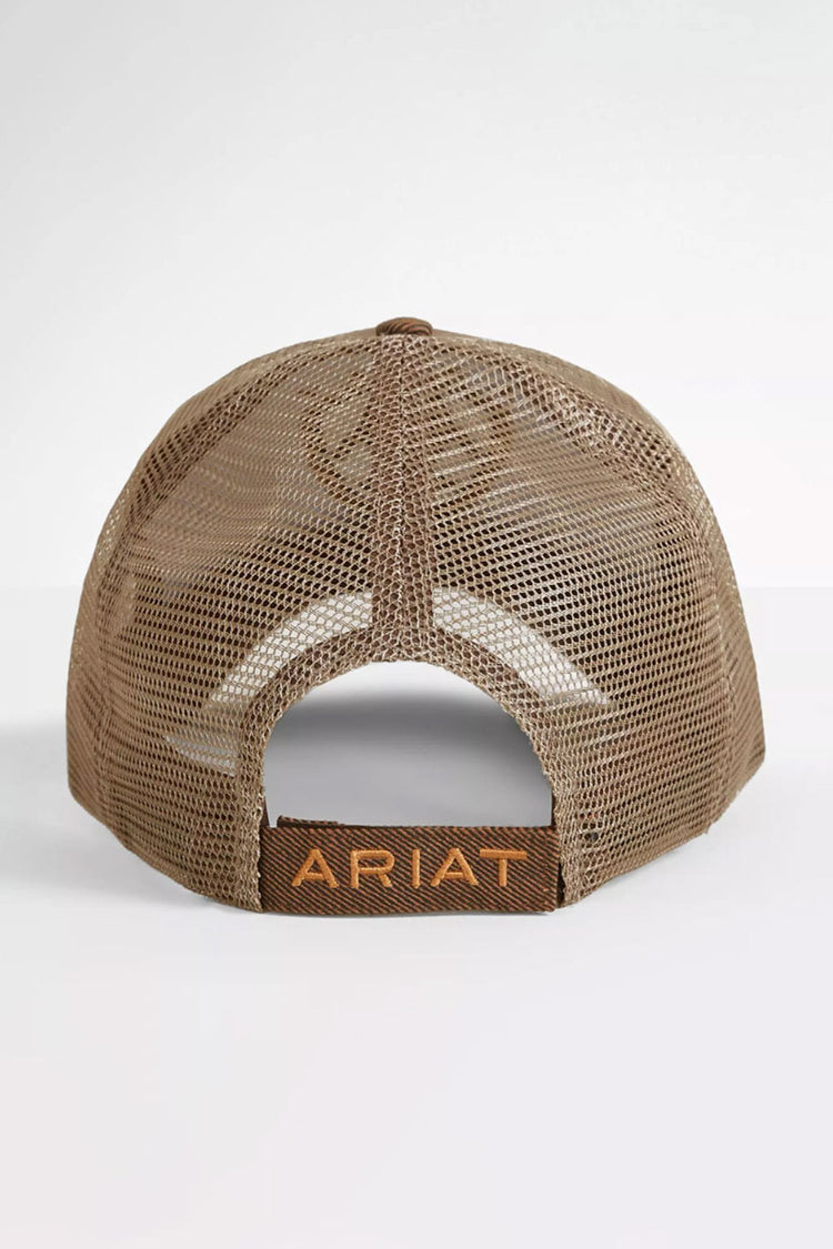 Ariat Voilskin Mesh Cap for Men in Brown | 1515602 – Glik's