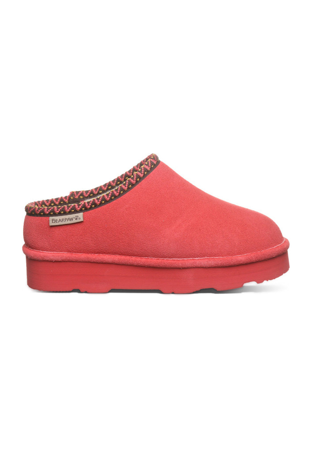 Bearpaw Martis Platform Slipper Clogs for Women in Guava | 3038W-628 G ...