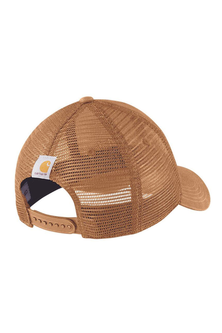 Carhartt Canvas Mesh Back Trucker Hat for Men in Brown | 101195-B75-CA ...