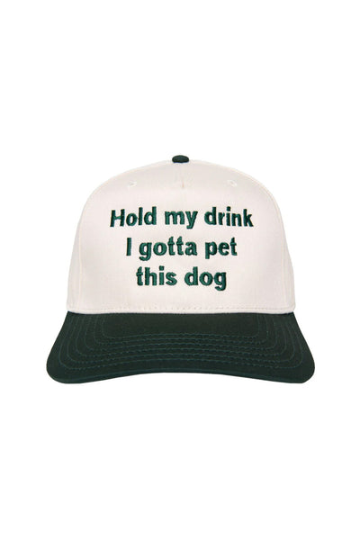 Hold My Drink Trucker Hat for Women in Dark Green/Tan | KDC-BC-520-DGN ...