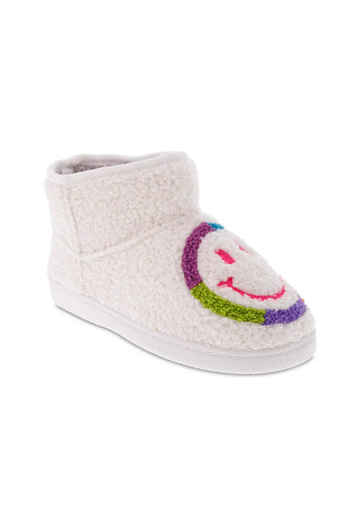 MIA Smiley Face Slipper Booties for Women in Rainbow | GS1412404-MULTI ...