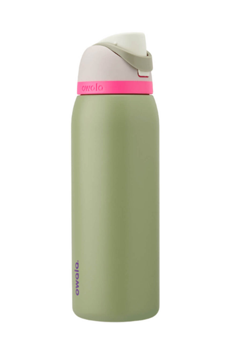 Owala FreeSip 40 oz Stainless Steel Water Bottle in Green | C05835-NEO ...