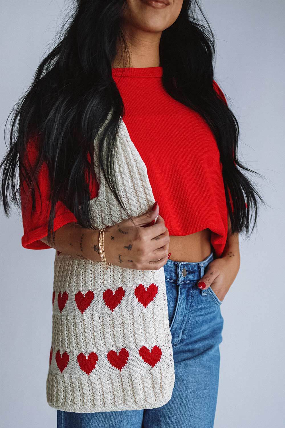 Heart Sweater Bag – Glik's