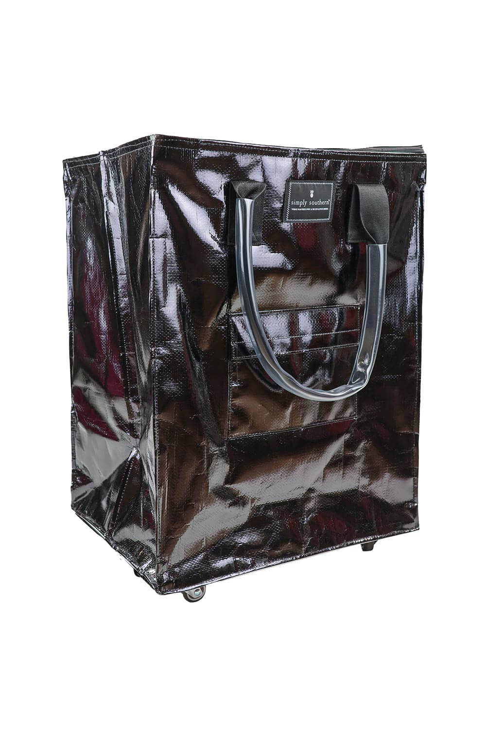 Simply Southern Rolling Tote Bag in Black | 0224-BAG-ROLLTOTE-BLACK ...