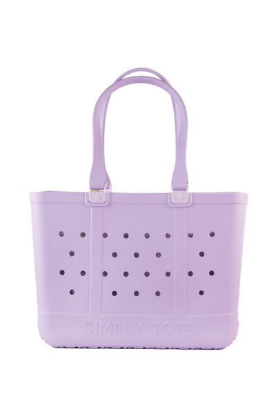 Simply Southern Large Waterproof Tote Bag in Lilac | 0125-SIMPLYTOTE-L ...