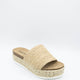 Soda Process Raffia Platform Sandals for Women in Beige | PROCESS-S DK ...