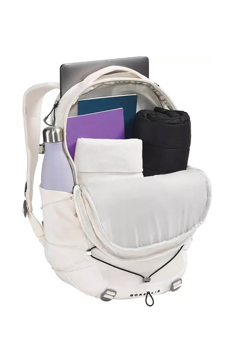 The North Face Borealis Backpack for Women in Gardenia White/TNF Black ...