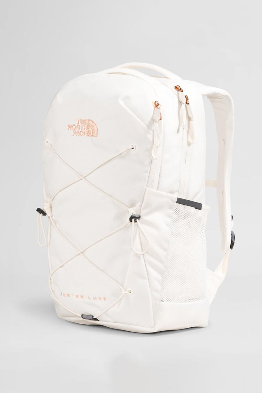 The North Face Jester Luxe Backpack for Women in Gardenia White/Burnt ...