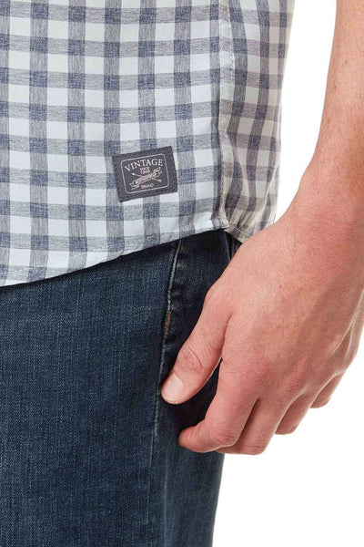 Weatherproof Vintage Performance Woven Button Up for Men in Blue | S24 ...