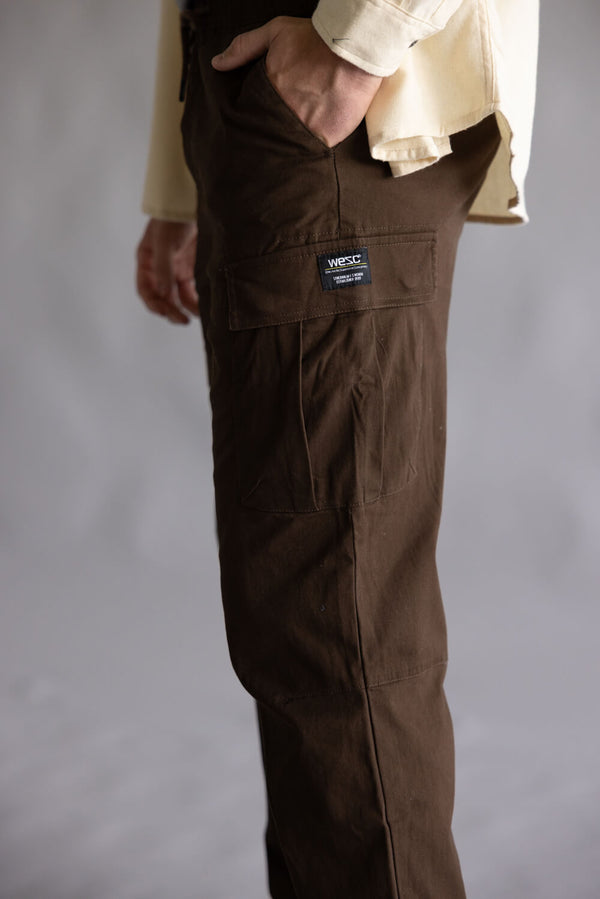 Open Bottom Cargo Pants for Men in Brown | P415284-CHOCOLATEBROWN – Glik's