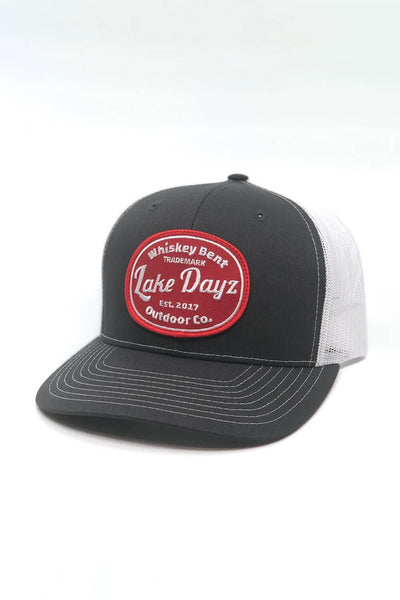 Whiskey Bent Lake Dayz Trucker Hat for Men in Grey | LKDAY-GRY – Glik's