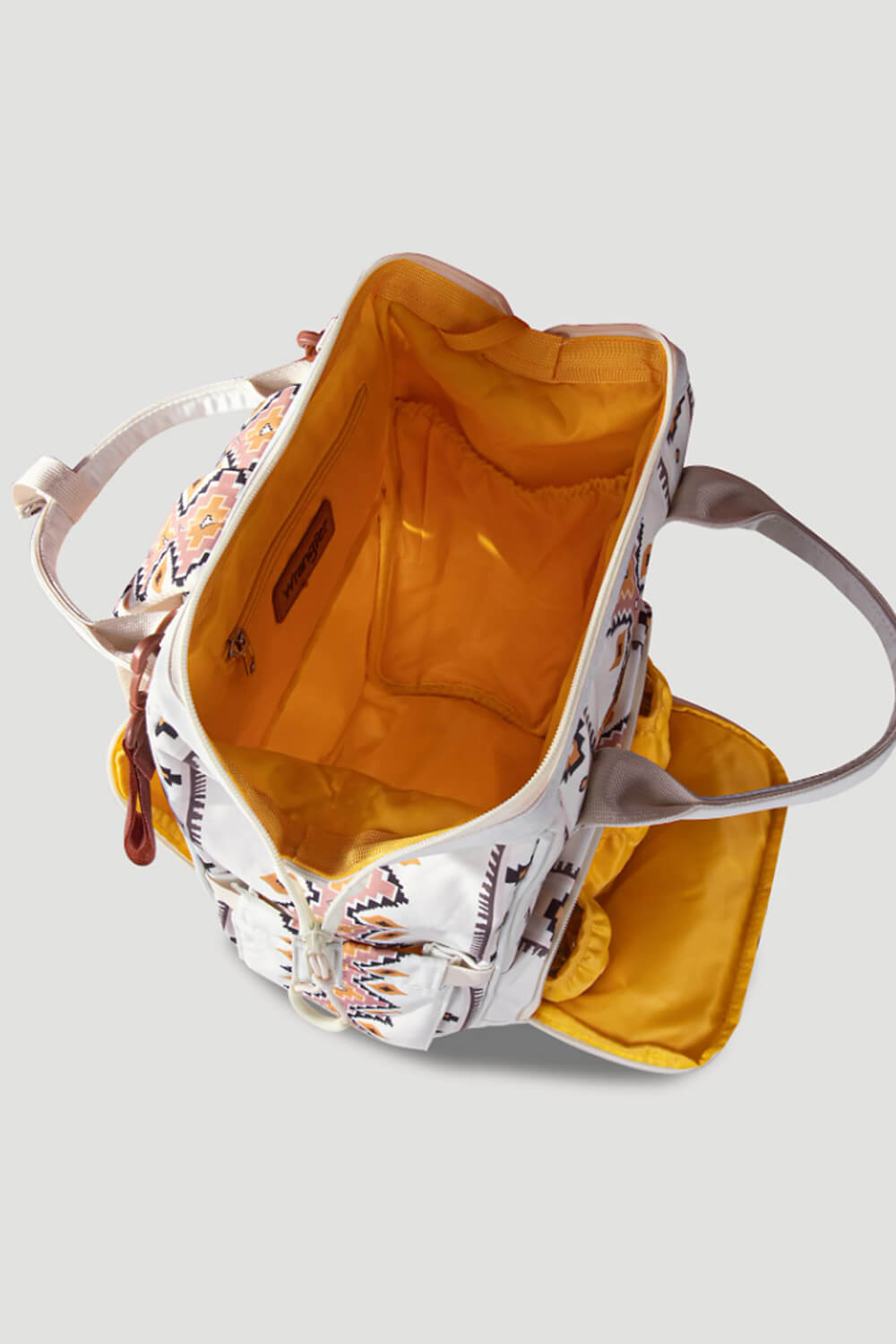 Wrangler Aztec Backpack for Women in Pink and Yellow | WG2204-9110-TN ...