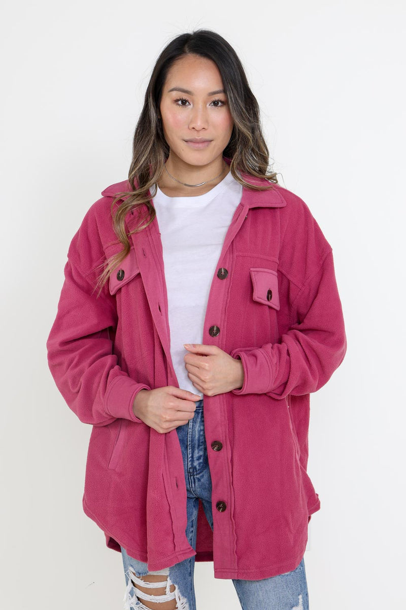 Fleece Shackets & Plaid Shackets for Women – Glik's